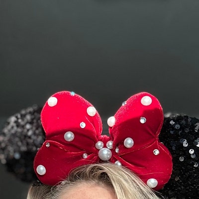 Red Classic Minnie Ears - Etsy