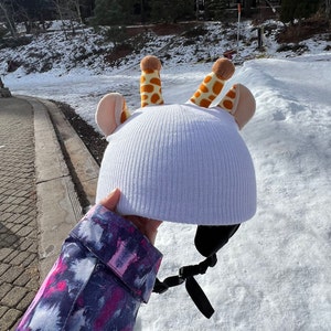 Ribbon Bows for Helmet, Big Bowknot Ski Helmet Decoration, Women's ...