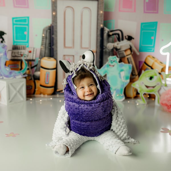 Boo Costume, Purple Monster Costume - Etsy