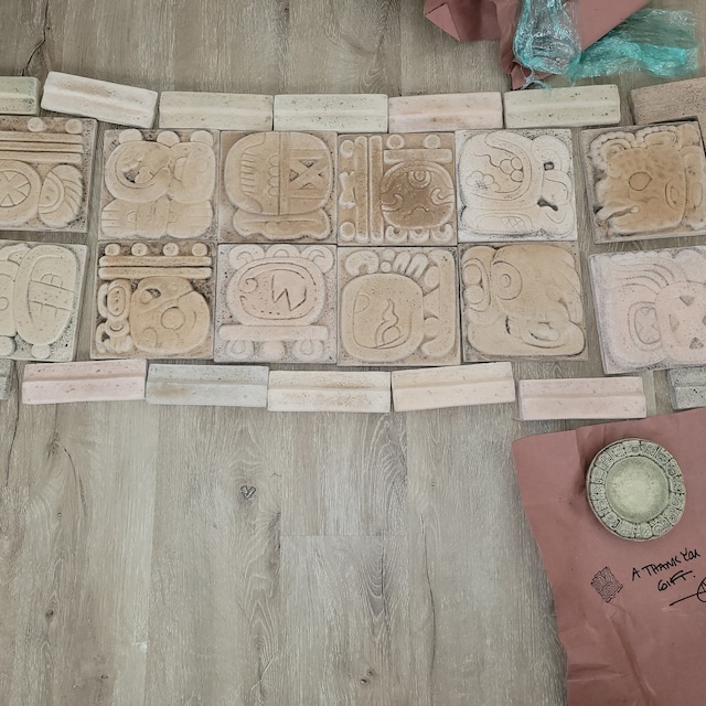 CAST STONE ARTIFACTS & TILES by Teoti on Etsy