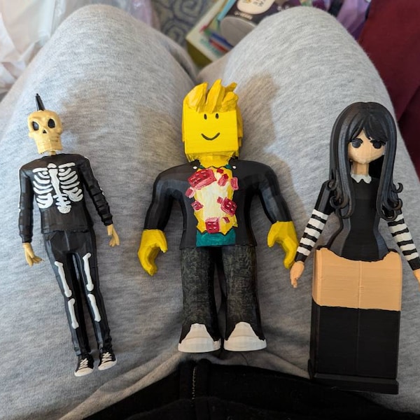 Custom Avatar Figure - Personalized 3D Printed Roblox Character - Etsy