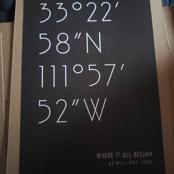 Custom Coordinates Personalized Valentines Day Gift for Him Her ...