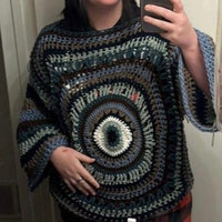 Eye Sweater Pattern Crochet Eye Sweater Advanced Pattern PDF File Only ...