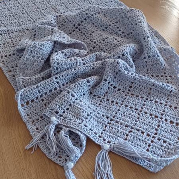 Crochet Pattern Table Runner, Crochet Lace Doilies, Ecru Runner Pattern ...