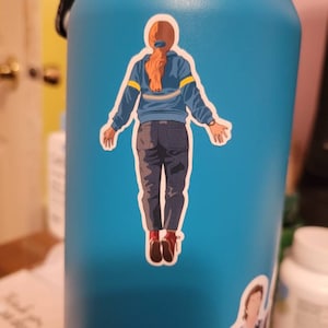 Max Mayfield Floating ST Vinyl Sticker Running up That Hill Lucas Billy ...