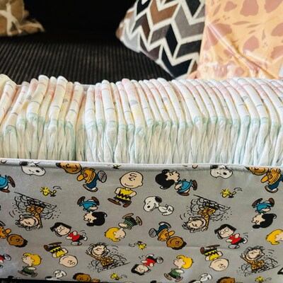 Large Fabric Organizer Basket Container 10 X 10 X 10 Winnie the Pooh ...