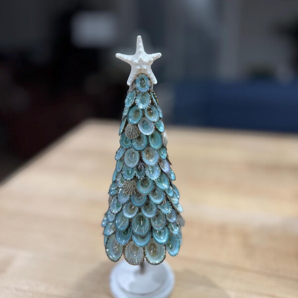 Embellished Spindle Shell With Swarovski Crystals and Pearl Accents ...