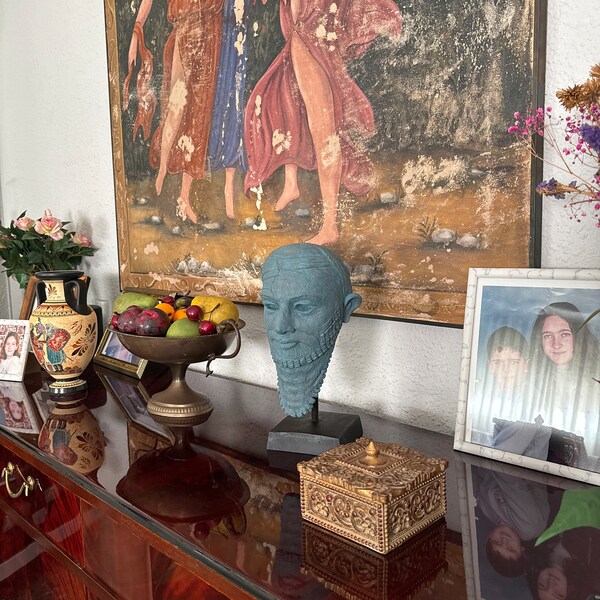 Sumerian King Ur Nammu Bust (namma) Ancient Mesopotamian King Statue ...