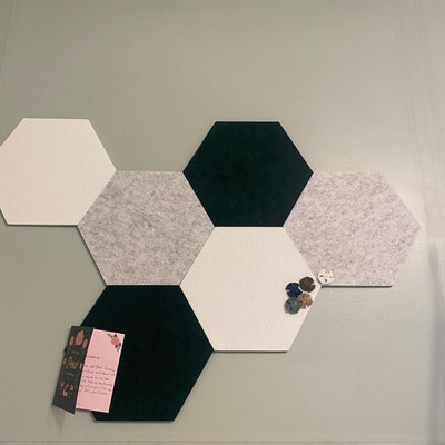 Hexagon Pin Board Memo Board DIY Colors Message Board - Etsy UK