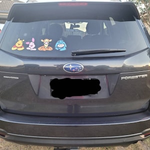 4x Pooh Car Sticker Disney Bumper Sticker Window Decal Vinyl Sticker ...
