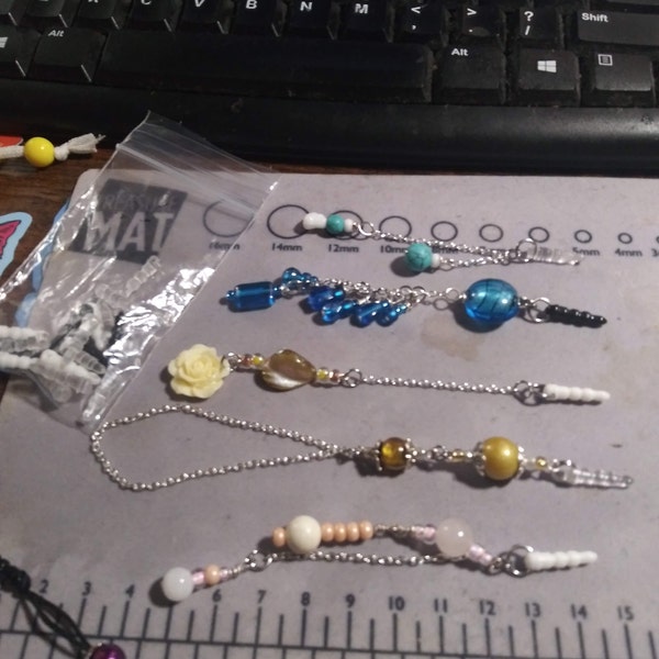 Cell Phone Plug - 25pcs. - Assorted Dust Plugs - Headset Plug - Phone ...