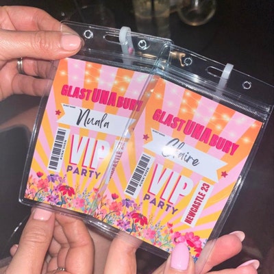 Personalised Party Lanyards Festival Decor Hen Do - Etsy UK