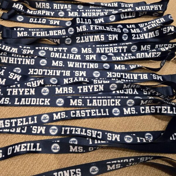 30 INCHES for Kids Custom Full Color Lanyards - Party Lanyards - Fabric ...