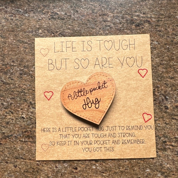 Personalised Pocket Hug - Little Pocket Hug | Gift for Friends | Tough ...
