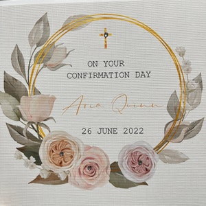 Personalised First Reconciliation Card First Confession Card - Etsy