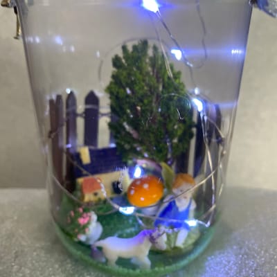 Miniature Pufferfish / Coral Reef Diorama Terrarium Aquarium - Etsy