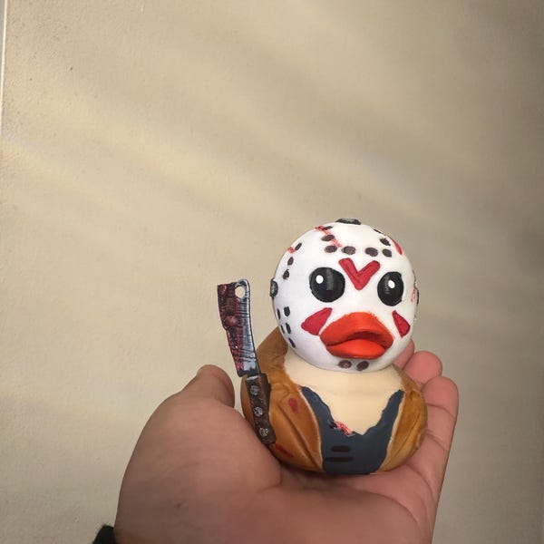 Horror-themed Rubber Duck With Creepy Puppet Design Halloween Decor ...