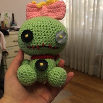 Crochet Pattern of Little Green Doll Amigurumi/ Plushie Doll/ Bagcharm ...