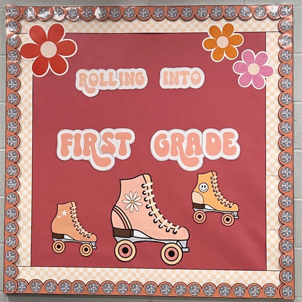 Disco Floral Classroom Decor Bundle, Editable, Classroom Theme, Retro ...