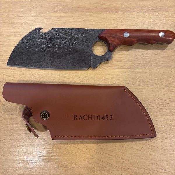 Personalized Meat Cleaver Knife - Custom Chef Knife, Custom Butcher ...