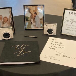 Wedding Album With Matte Gold Lettering Personalized Photo | Etsy