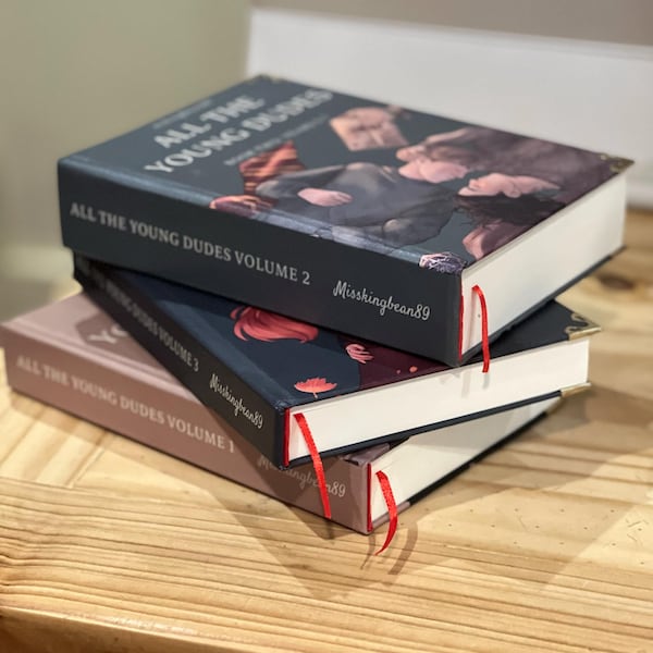 All the Young Dudes Book Full Series. 2 Styles Hardcover Bookbinding. 3 ...