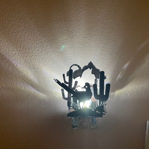 Road Runner Roadrunner Night Light Made Out of Rusted Steel Original ...