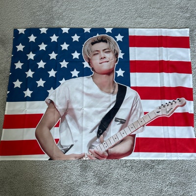 Stray Kids Felix Abs Flag Banner, Felix American Flag Tapestry, Stray ...