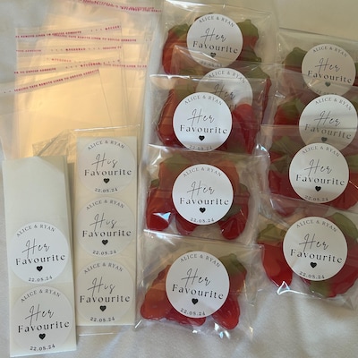 Wedding Favours Custom Name Place Card Chocolate Bar Labels ...