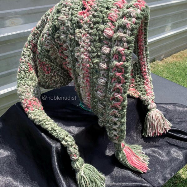 Elwyn Hood Crochet Pattern, Pixiecore Hood, Crochet Hat Pattern ...