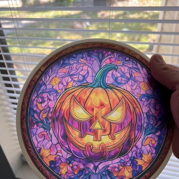 Halloween Disc Golf Disc Collectible Gift Functional Art Witches Spooky ...