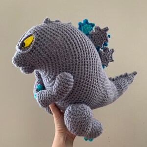 Crochet Giant Godzilla _ Godzilla Monsterverse _ PDF English - Etsy