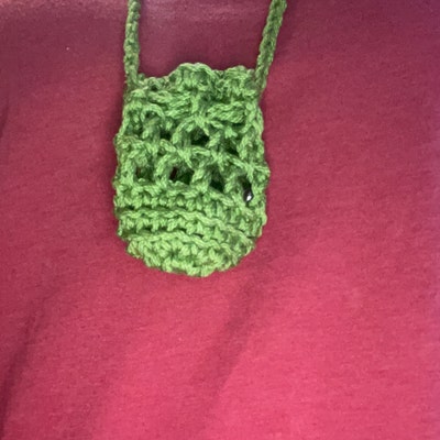 Drawstring Crystal Pouch Necklace, Healing Crystal Pouch Necklace ...