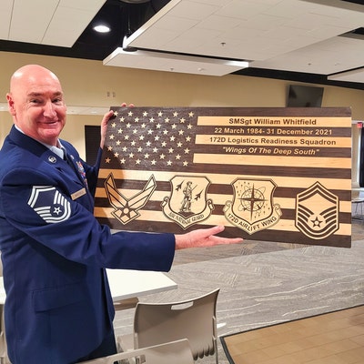 First Sergeant Hanging Wall Plaque 1SG Wood Cutout With - Etsy