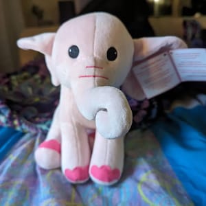 The Pink Elephant™ Ocd/anxiety/mental Health Charitable Plush - Etsy