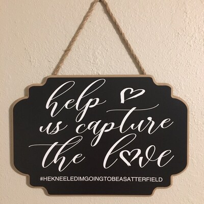 Help Us Capture the Love Sign, Wedding Sign Template, Wedding Hashtag ...