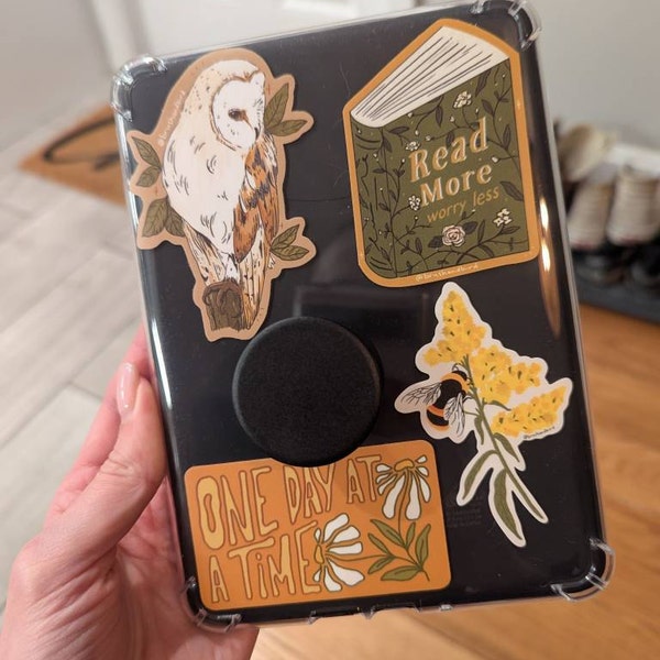 Pollinator Sticker Set, 3 Matching Waterproof Vinyl Stickers for Water ...