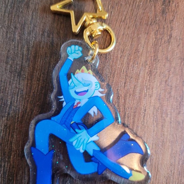 Fionna and Cake Keychain Adventure Time Glitter Keychains - Etsy