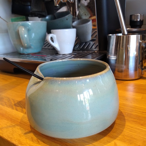 Teabag Pot / Handmade Ceramic Teabag Holder / Tidy / Glazed Tea Bag ...
