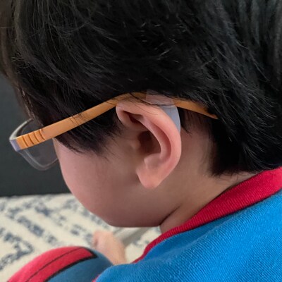 Blue Stay Puts Ear Lock for Kids Glasses or Adult Glasses to Prevent ...