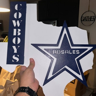 Personalized Cowboy Sign Texas Lighted Sign Man Cave Wall - Etsy