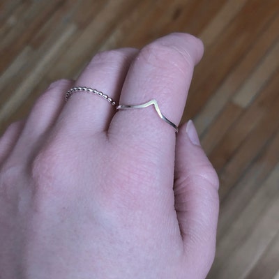 Pointy Ring Recycled Sterling Silver Ring - Etsy