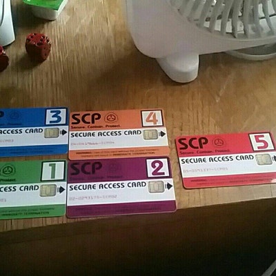 SCP Foundation Secure Access ID Card Updated Design - Etsy