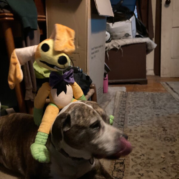 Pumpkin Rabbit the Walten Files Plush Toy - Etsy