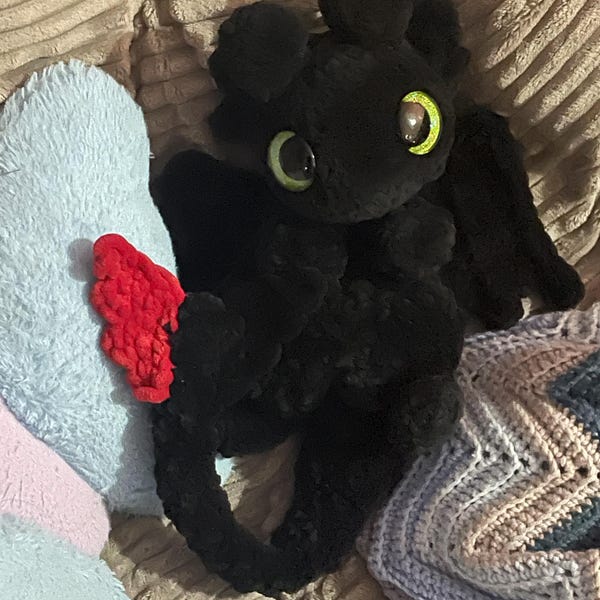 SNUGGLER Version - Nova the Fury Dragon PDF Crochet Pattern - Etsy