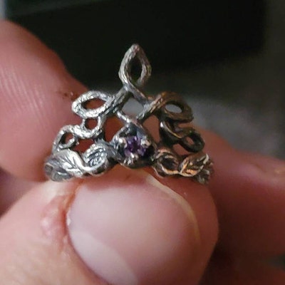 Goth Mens Wedding Ring With Fantasy Themed Vintage Gothic - Etsy
