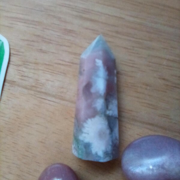 Banded Candy Fluorite Teardrop Pendant W/ a Sterling Silver Bail ...