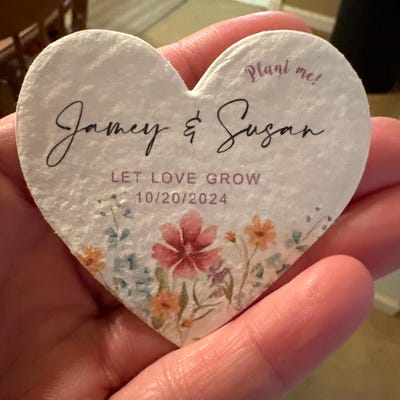 Thank You Plantable Card, Bee Cards, Seeded Greeting Cards ...