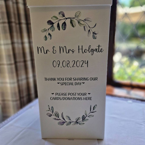 Personalised Birthday Party Post Box. Card Post Box - Etsy UK