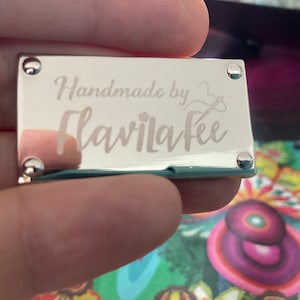 Metal Purse Bag Labels4828mm Personalized Laser Custom - Etsy